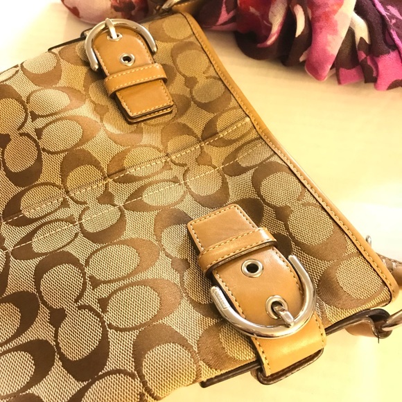 Coach | Bags | Authentic Coach Tan Handbag | Poshmark